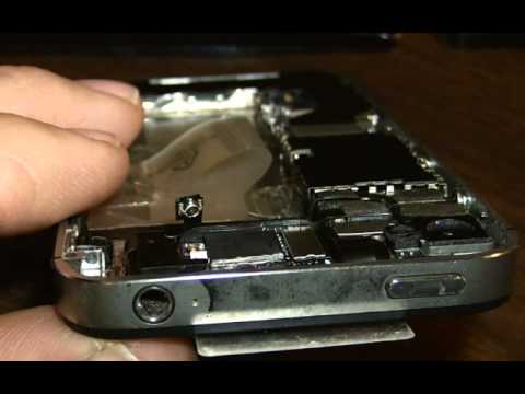 iPhone 4S Front Screen Replacement - YouTube