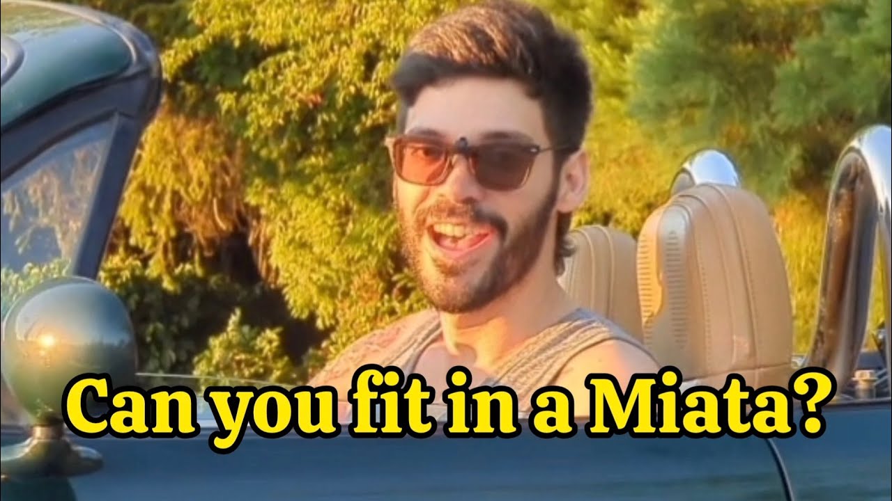How tall do you have to be to drive a Miata? - YouTube
