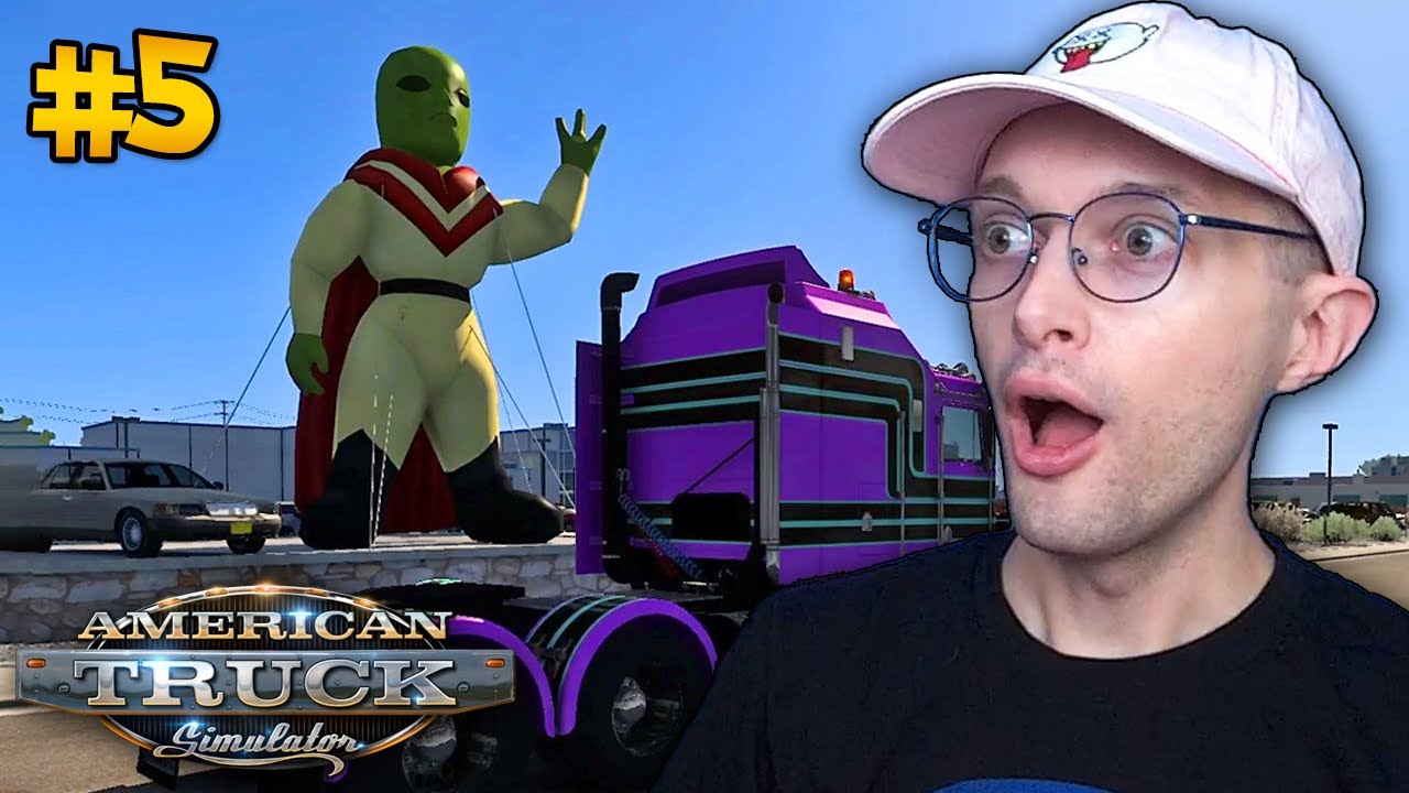 ALIENS AND PARKING LOTS!! - American Truck Simulator - PART 5 - YouTube