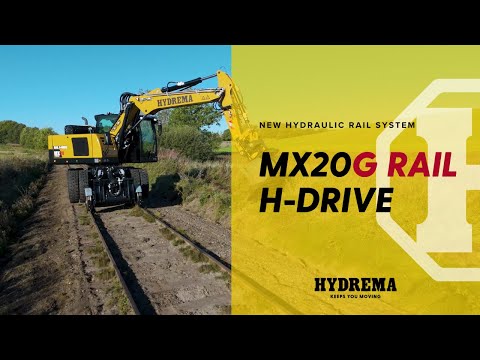 Hydrema MX20G Rail H-Drive – New Hydraulic Rail System in Action | Hydrema - Keeps You Moving