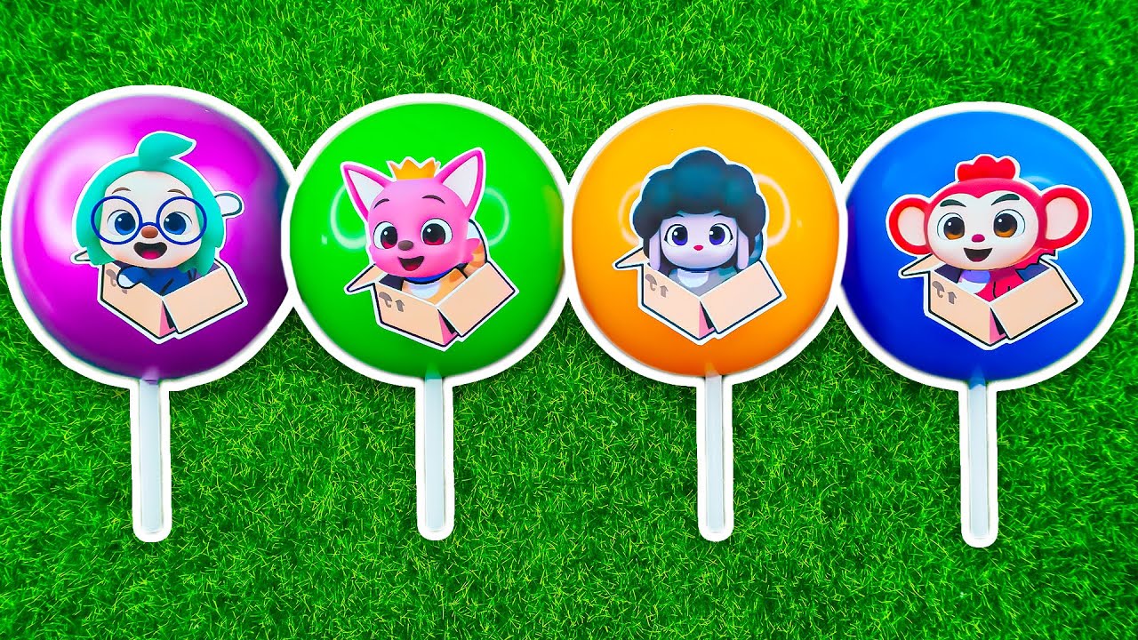 Some Lot's of BIG Candy Shop Suprise Balloon | Hogi Poki Pinkfong ...