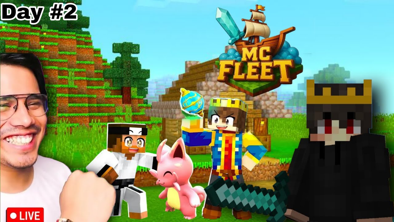 MC FLEET 2/47 SERVER FIRST DAY 1 LIVE #minecraft #minecraftlive # ...