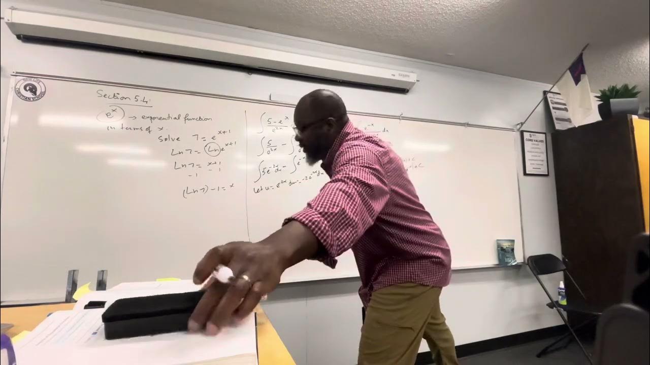 How to Integrate Exponential Functions Using The Substitution method - YouTube