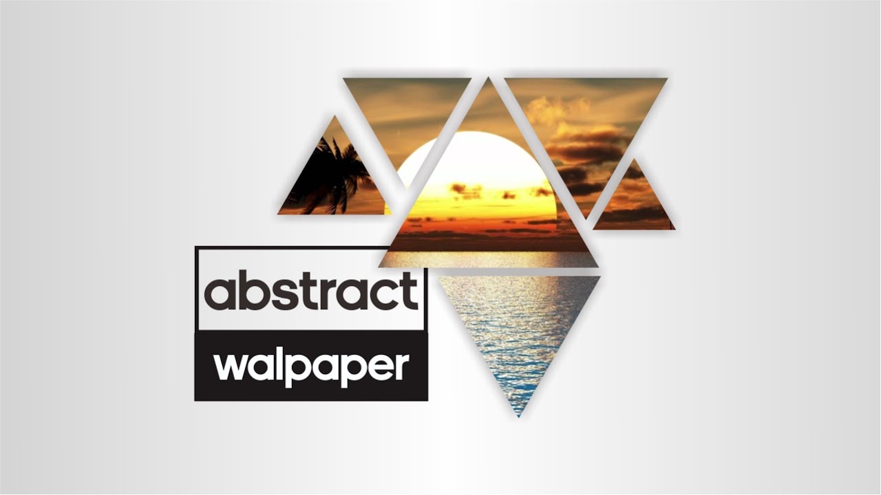 Abstract Shape Wallpaper - Tutorial CorelDraw Indonesia - YouTube