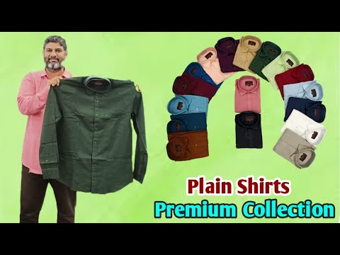 New Premium Plain Shirts Collection. - YouTube