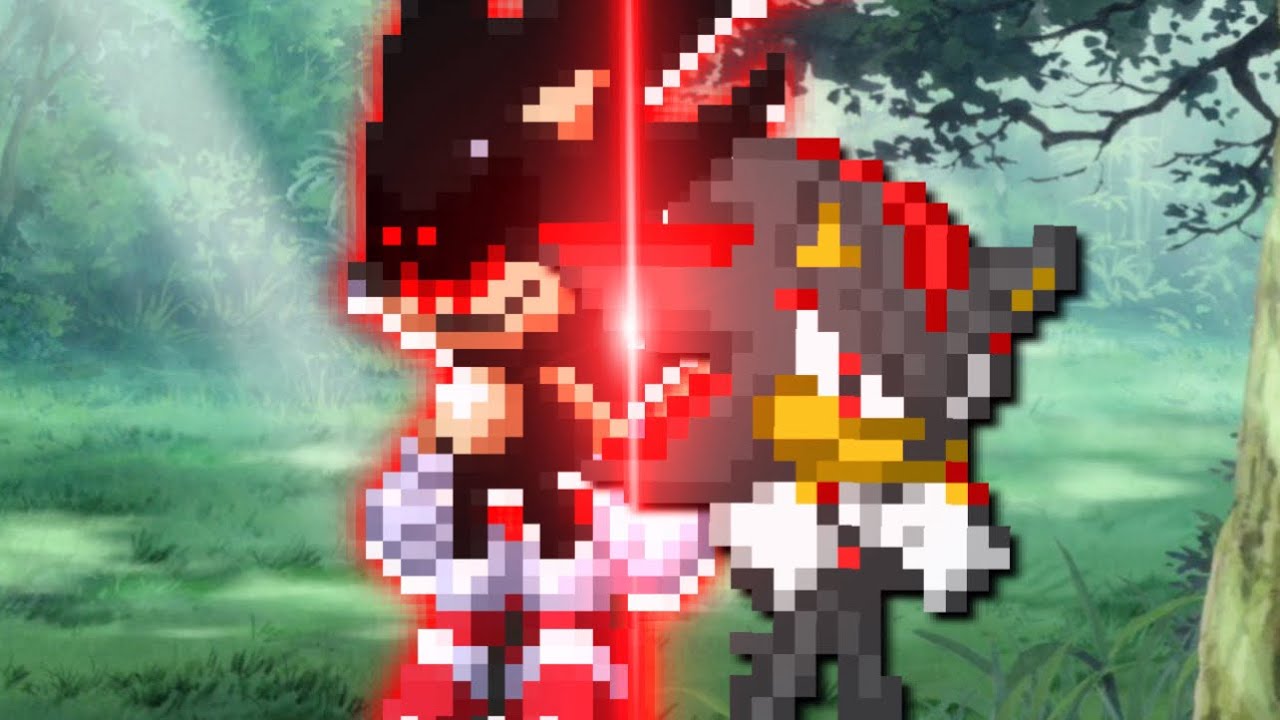 Shadow vs Sonic.Exe Part 1 - Sprite Animation - YouTube