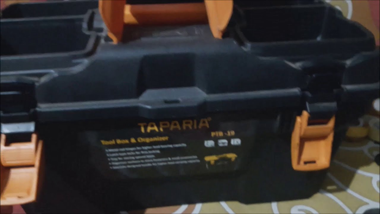 All in One Tool Box taparia ptb 19 unboxing and review - YouTube