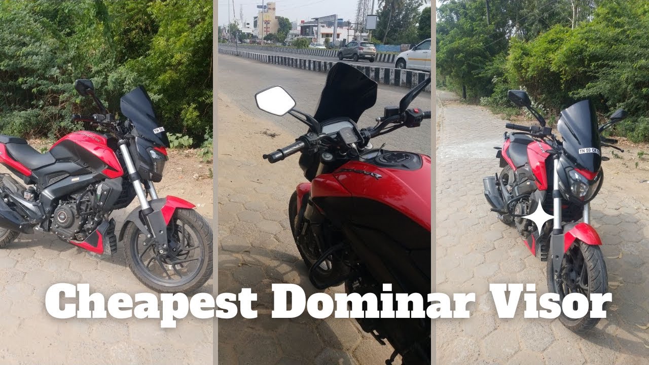 Cheapest Visor for Dominar | Touring Visor | Dominar 250 | Tamil - YouTube