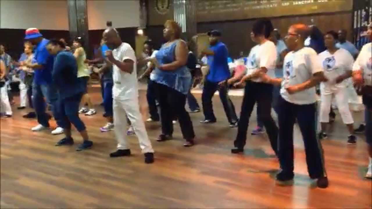 NY & NJ line dance in MD - YouTube