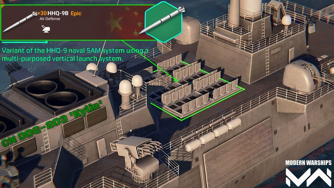 HHQ-9B Locked Air Defense Full Test | Modern Warships - YouTube