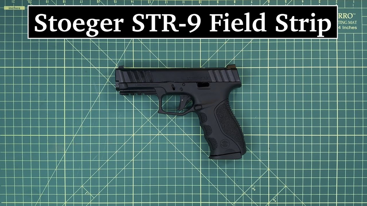 Stoeger STR-9 full size 9mm Field strip - YouTube