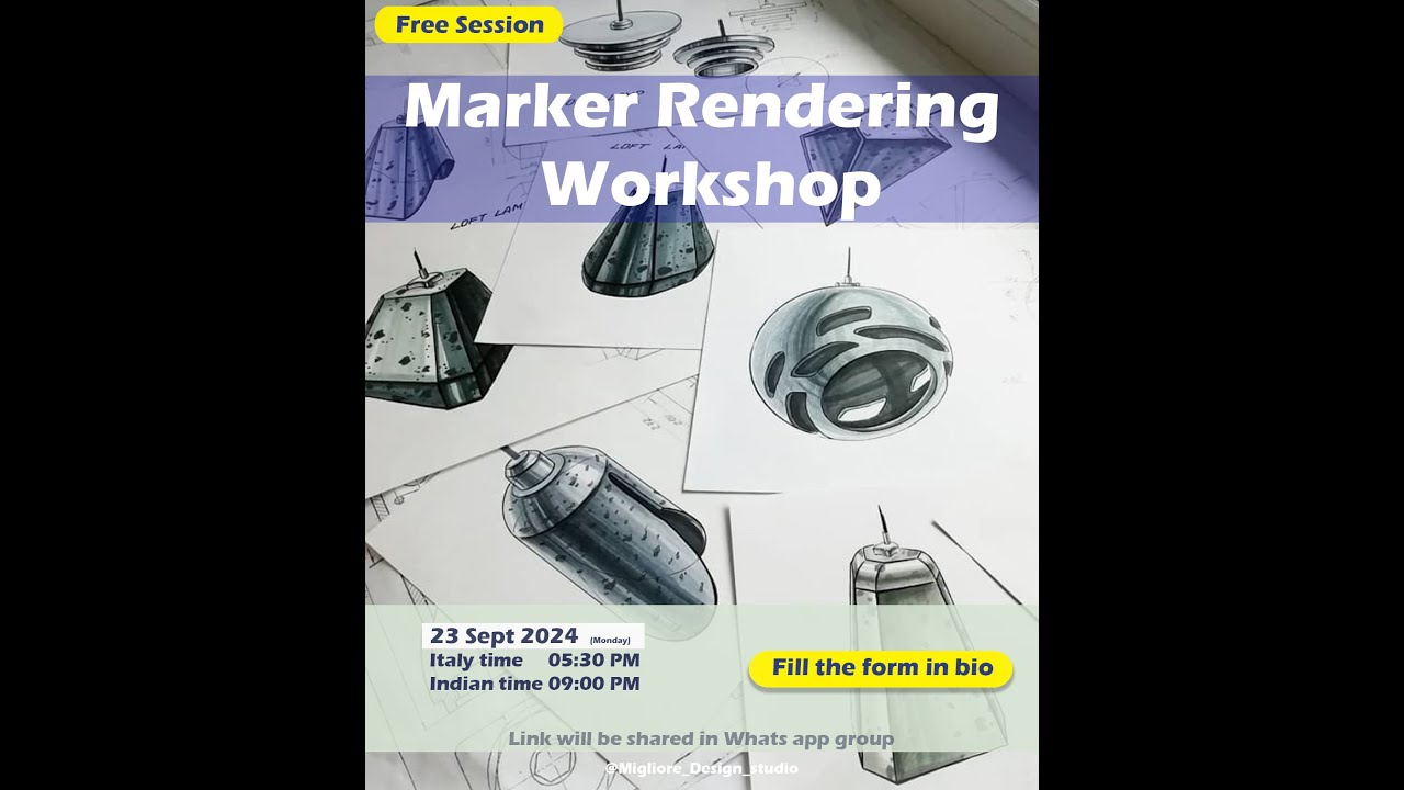 Marker Rendering workshop - YouTube