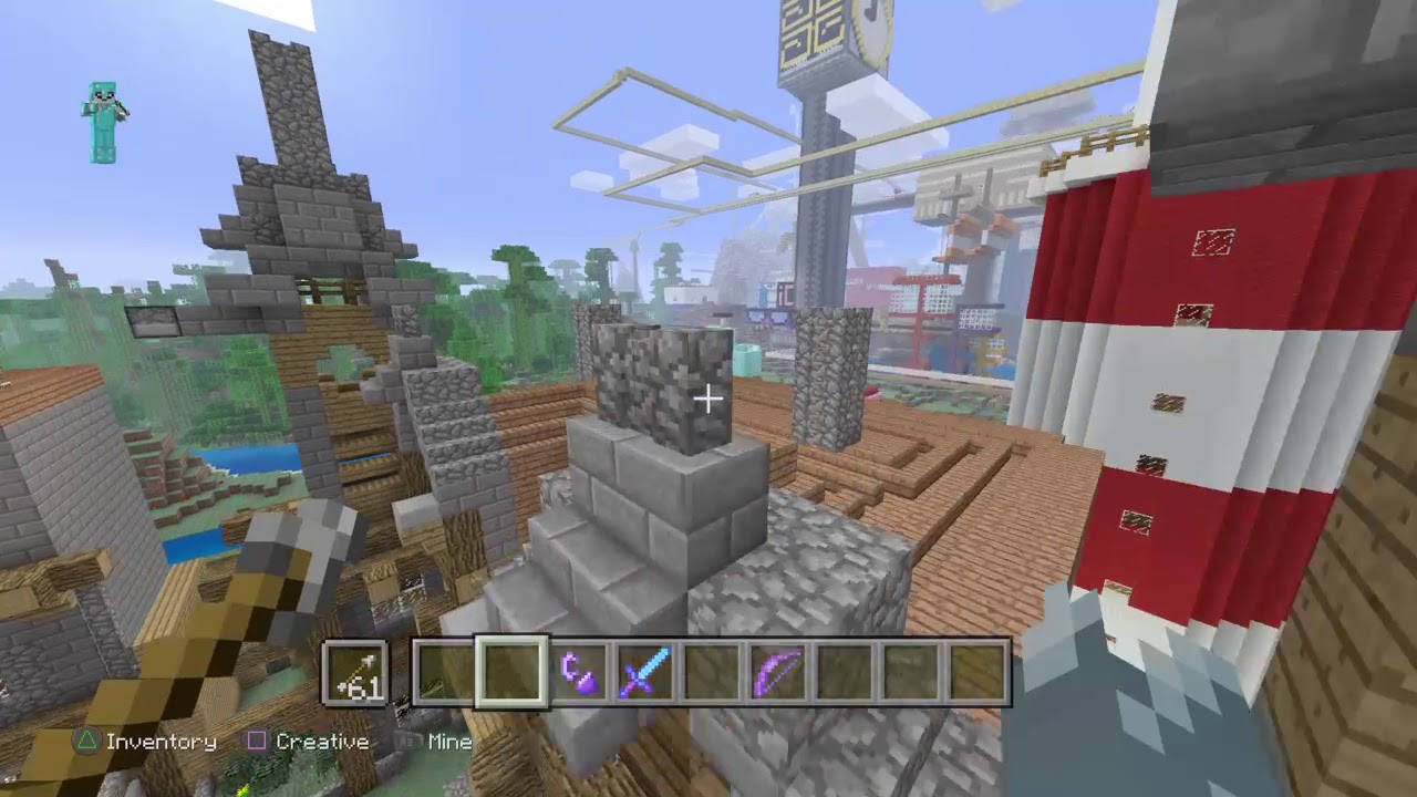 Minecraft Old Mini Game Lobby Tour - YouTube