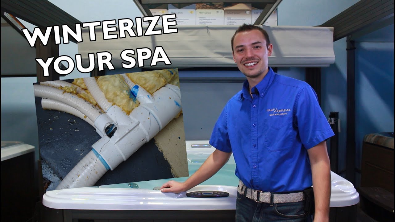 How to Winterize your Hot Tub or Spa - YouTube