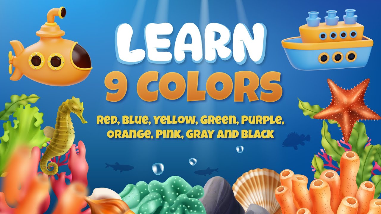 The Colors Song | Learn the Colors | VOCABULARY | Cartoon Video ...