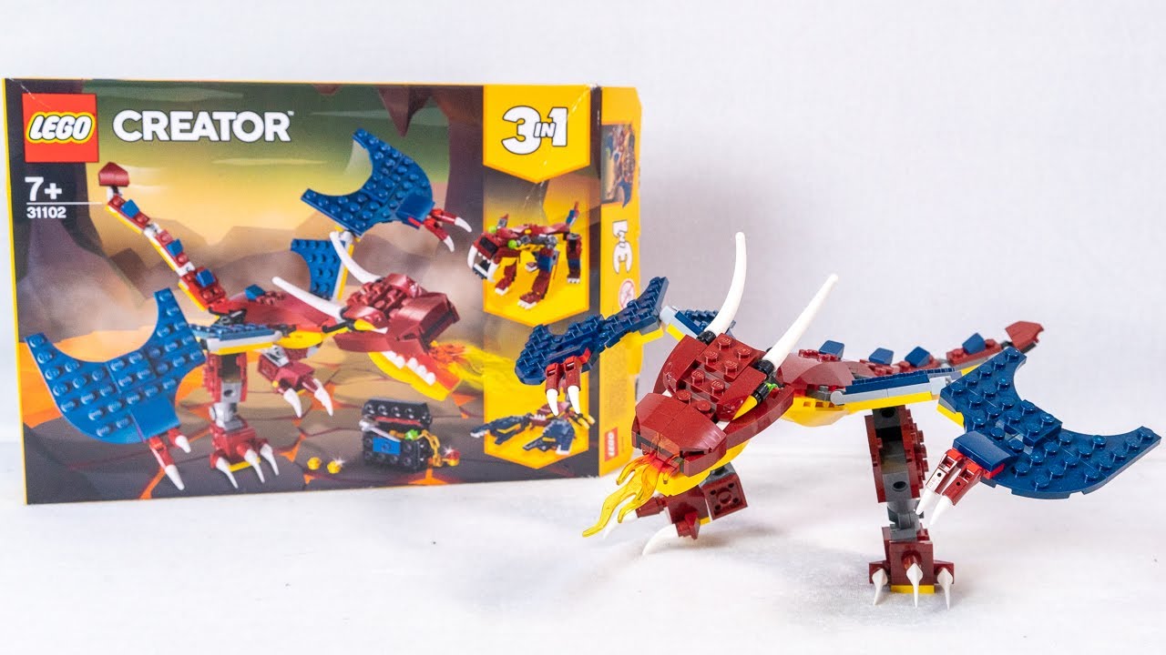 LEGO® Fire Dragon Build - YouTube