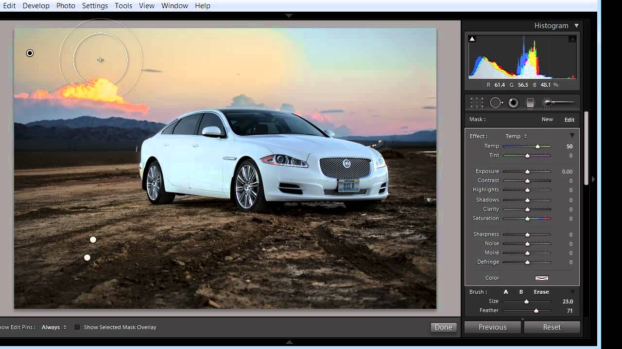Lightroom 4 Tutorial. Using The Adjustment Brush to Make Images Pop - YouTube