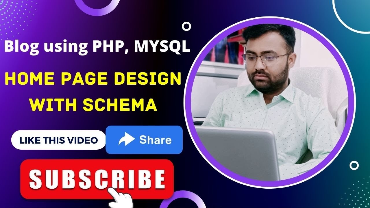 Home Page Design | Blog System using PHP & MYSQL - YouTube