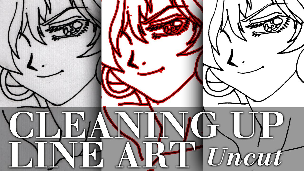 Cleaning Up Line Art Uncut Non-Timelapsed Blaze Streets of Rage - YouTube