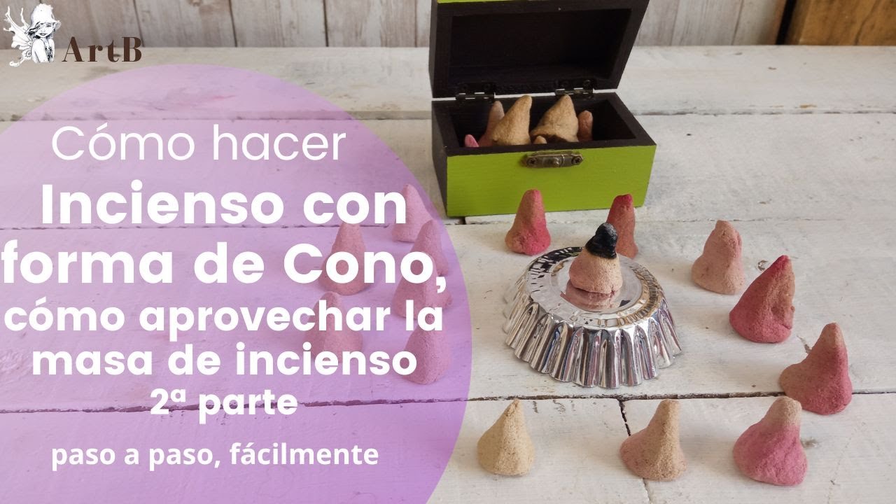 Cómo hacer Incienso Casero en forma de Cono, cómo aprovechar la masa de ...