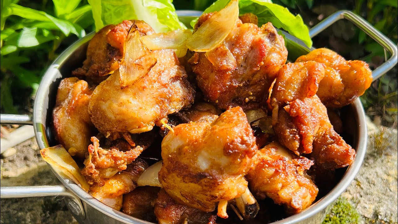 RECETTE DE CHICKEN 65 - poulet frit - YouTube