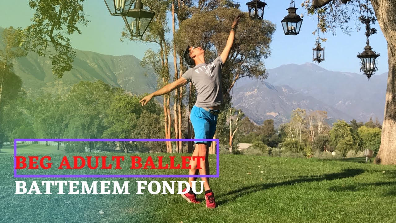 Battement Fondu, beginner adult ballet class demo - YouTube