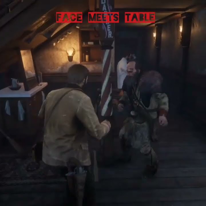 face meets table in RDR2 #rdr2 #reddeadredemption #shorts #gaming - YouTube