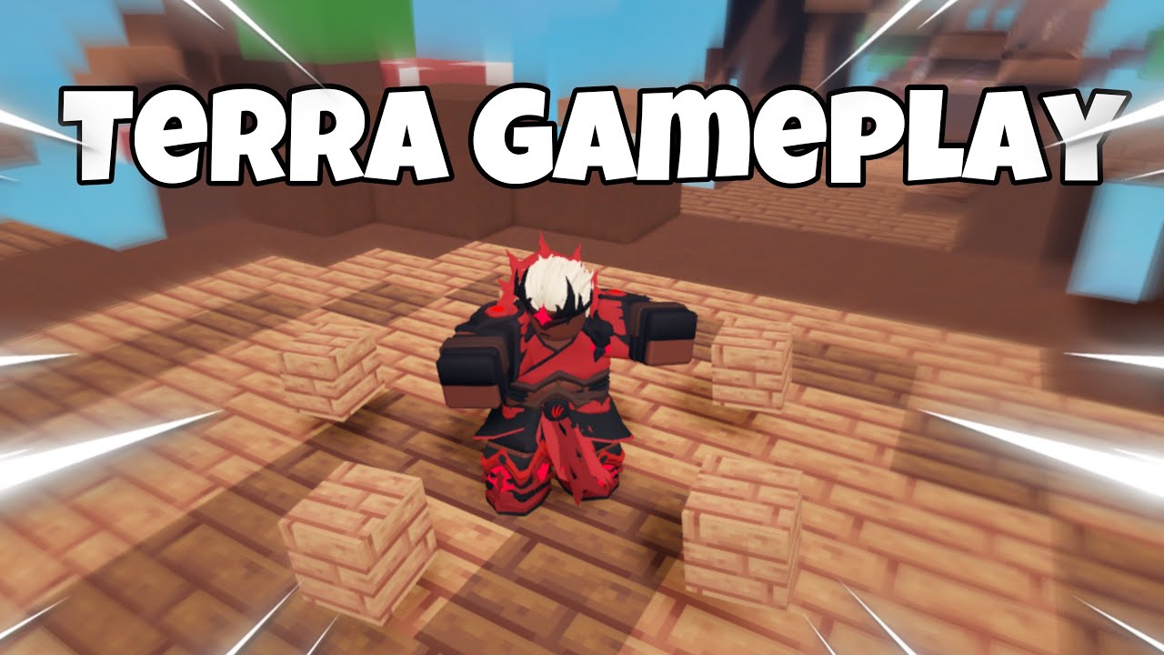 The TERRA KIT made me able to THROW BLOCKS (Roblox Bedwars) - YouTube