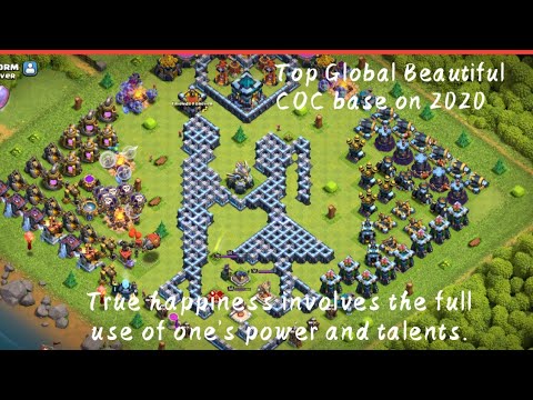 Top Global Beautiful COC Base on 2020 - YouTube