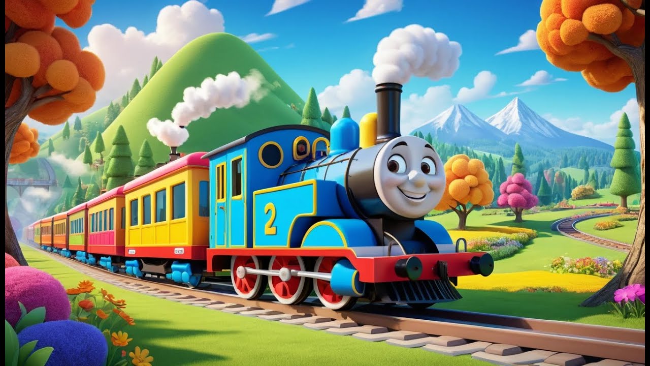 The Train on the Track Goes Choo Choo | Fun Train Song for Toddlers ...