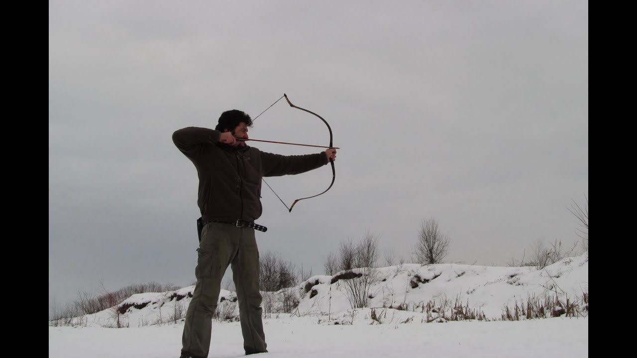 Winter is coming - traditional archery - YouTube