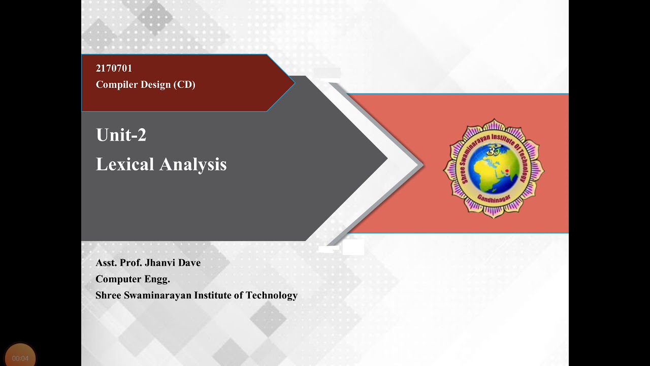 Lexical analysis_compiler design - YouTube