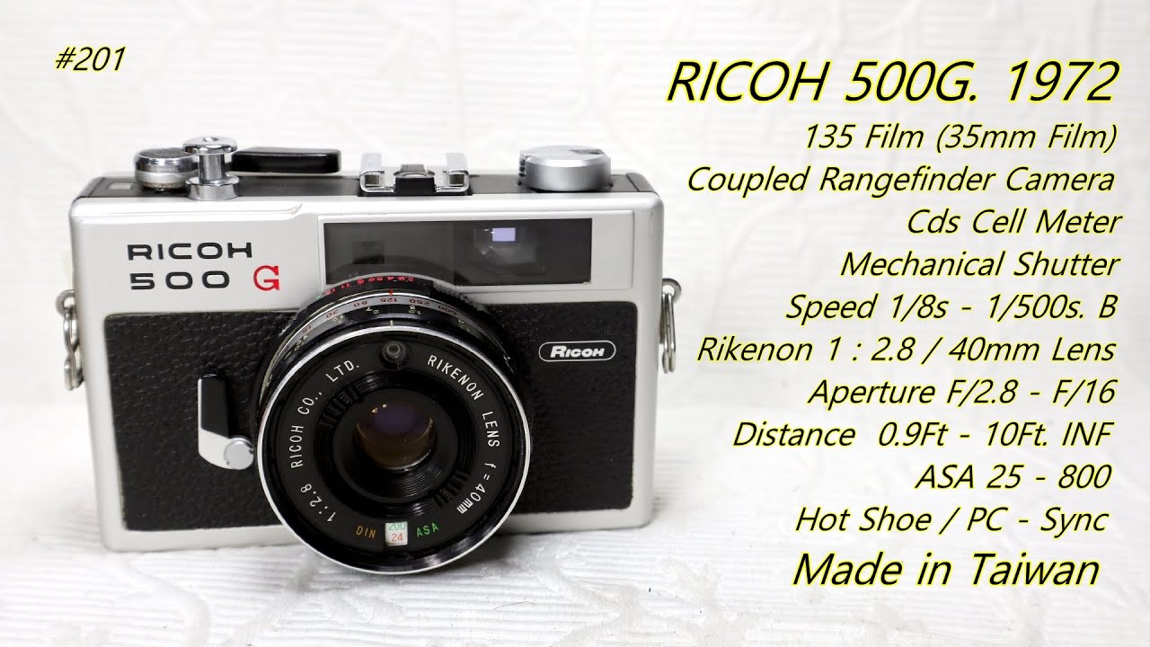 RICOH 500G. 1972 - YouTube
