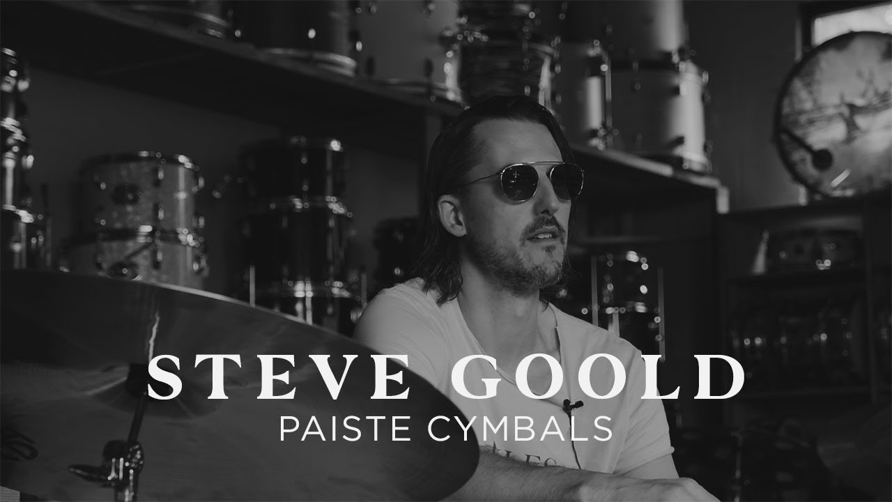 Steve Goold - Paiste Cymbals Artist - YouTube