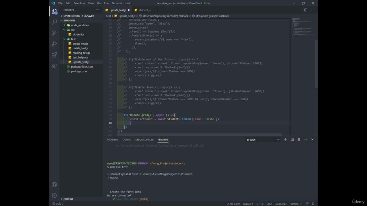24 $mul Operator as an example - Operators in MongoDB, mongoose, NoSQL Course - YouTube