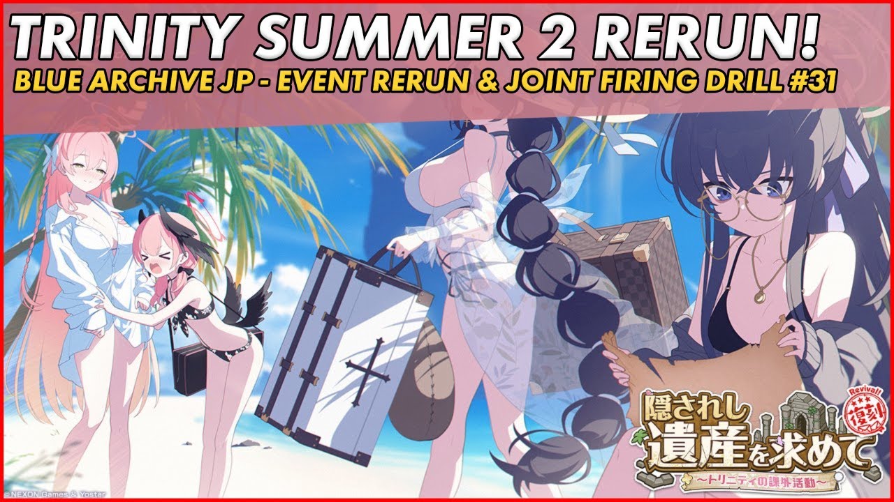 [Blue Archive JP] Trinity Extracurriculars Rerun and Joint Firing Drill #31 - YouTube