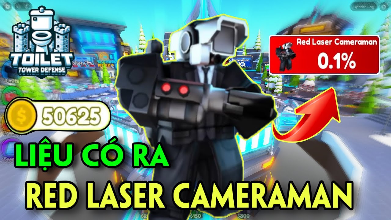 Dùng 50,000 Coins SUMMON Tìm Red Laser Cameraman | Update 71 Toilet ...