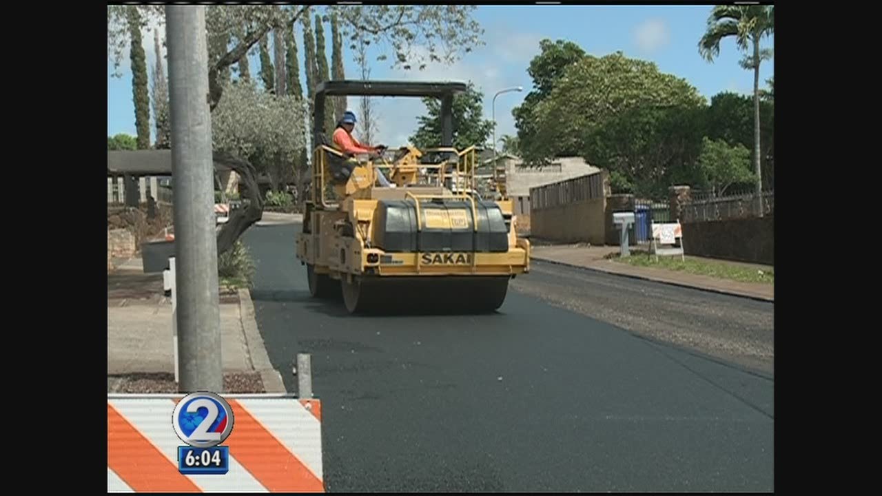 City ahead of schedule for road repaving - YouTube