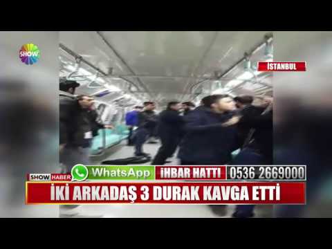 Metroda korku dolu anlar!
