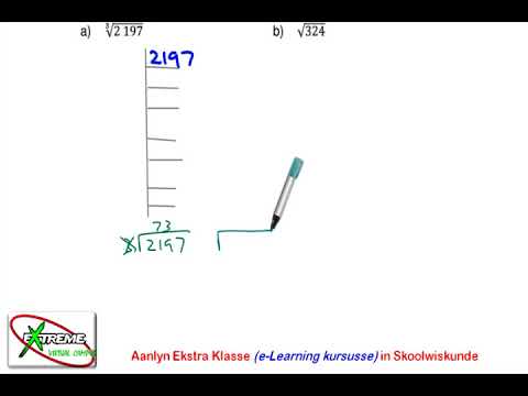 wortels met priemfaktore demo - YouTube