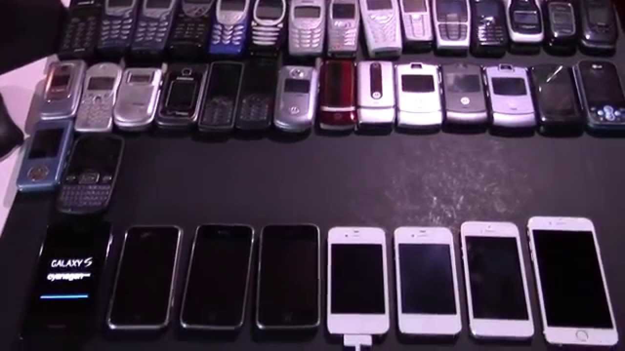Cell Phone Collection (November 2015) - YouTube