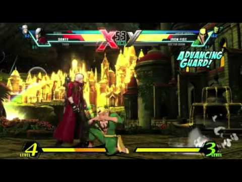 Ultimate Marvel vs. Capcom 3 - Vergil Gameplay - YouTube
