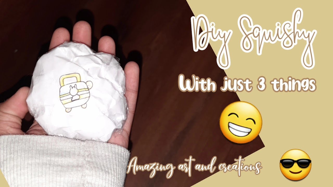 diy homemade squishy - YouTube