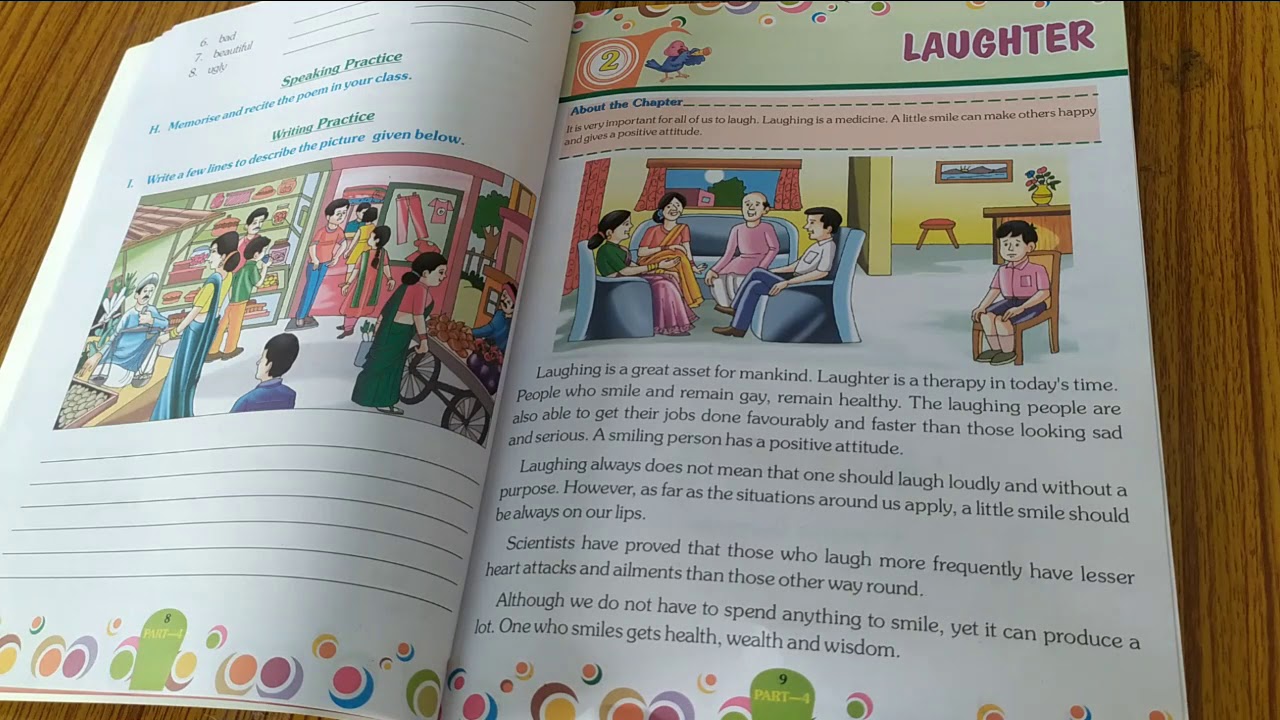 Class 4 ( English Literature) Chapter - 2 "Laughter" - YouTube
