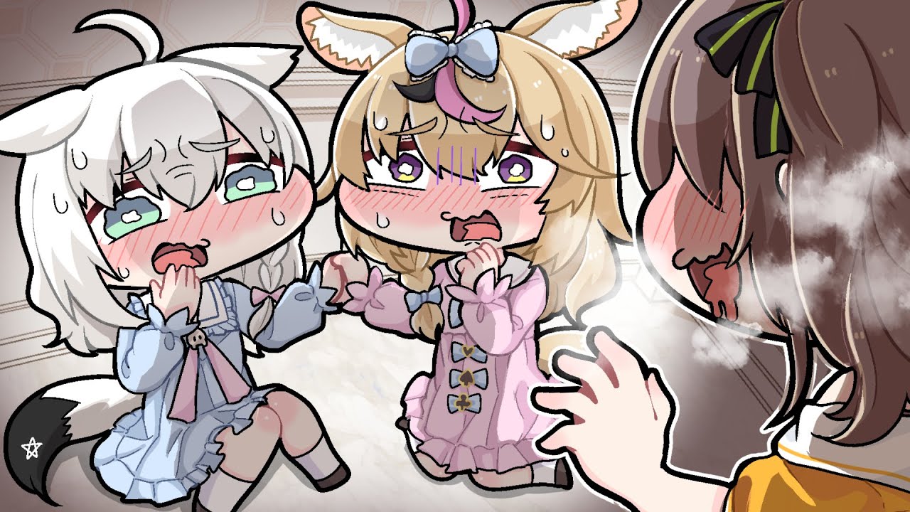 Matsuri Oniichan attacks loli Fubuki and loli Polka【Komainu/Clip ...