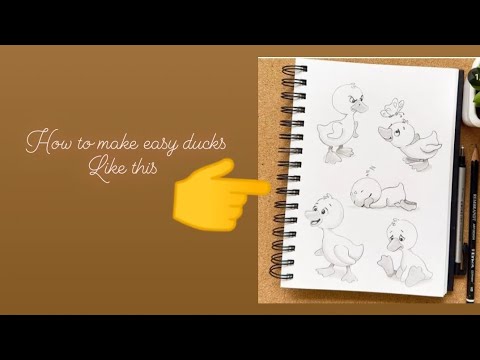 how to make ducks in easy way 🦆🦆#shifaartandcraft🌈 - YouTube