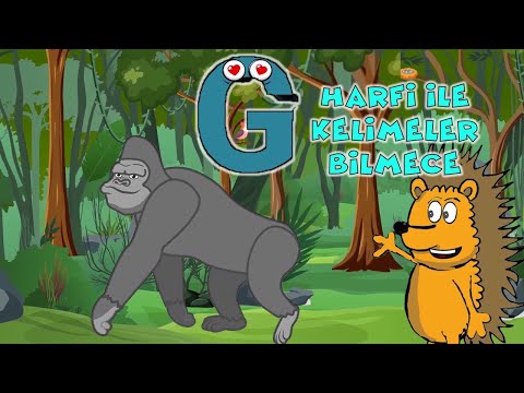 G Harfi - Abc Alfabe LULU ve ARKADAŞLARI ile Eğitici ve Öğretici Bilmeceler (çizgi film)