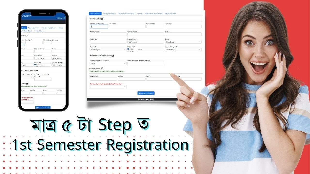 1st Semester Registration 2022 | How to Apply for 1st Semester ...