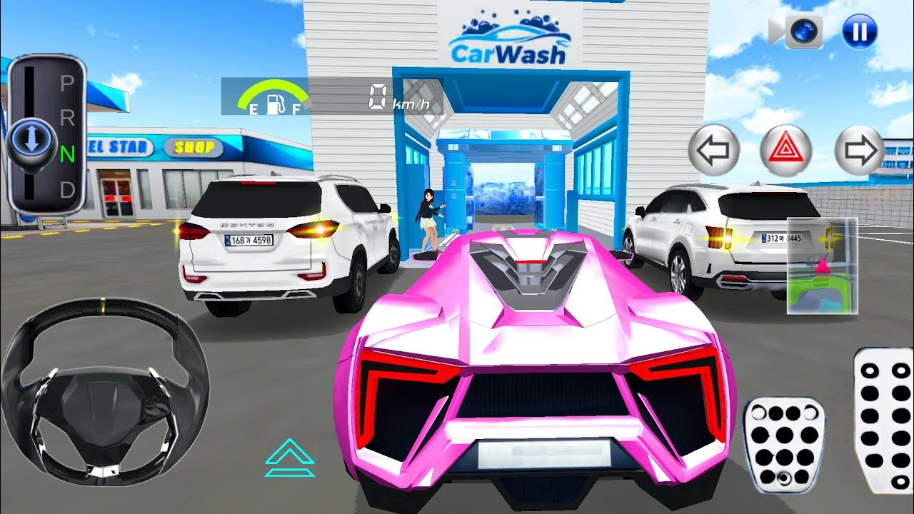 New All Hyundai SUV Car in car wash & Gas station⛽ - 3d Driving Class ...