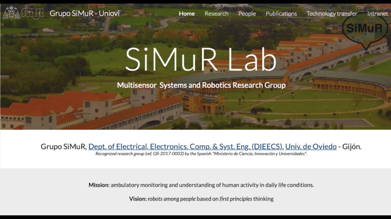 Robotics SIMUR LAb - Universidad de Oviedo - YouTube